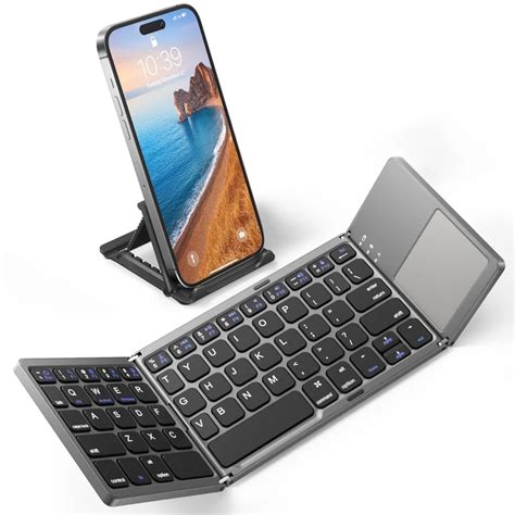 Mamymarket™ Foldable Bluetooth Keyboard With Touchpad