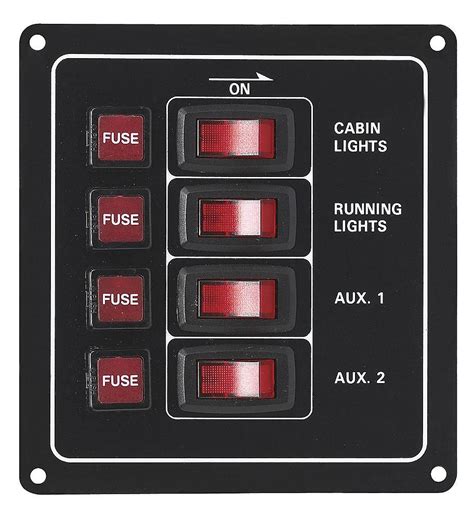 Switch Panel 4 Gang Switch Panel 4 Gang