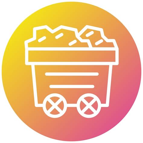 Premium Vector Mining Vector Icon Design Illustration