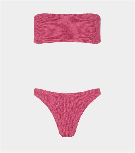 Shay Bikini Candy Pink One Size Swimwear Hunza G