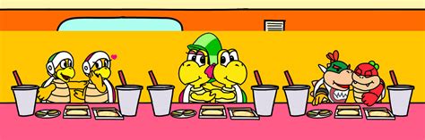 Koopa Restaurant Dating Together By Sandi130201 On Deviantart