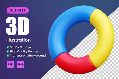 Premium Psd 3d Pie Charts And Diagram Icons Charts And Graphs