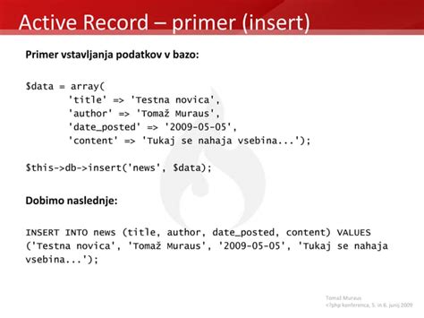 Codeigniter Php Framework Ppt