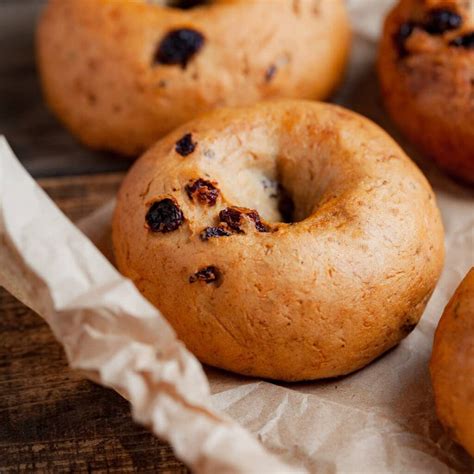 Gluten Free Cinnamon Raisin Bagels Sourdough Discard Recipe The