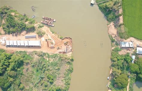 กรมทางหลวงชนบท ก่อสร้างสะพานข้ามแม่น้ำชี คืบ 67 เชื่อมการเดินทาง 2 ฝั่ง มหาสารคาม กาฬสินธุ์