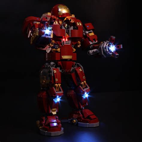 LEGO Led Light The Iron Man Hulkbuster Brick Kits Bricks Delight