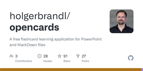 GitHub Holgerbrandl Opencards A Free Flashcard Learning Application For PowerPoint And