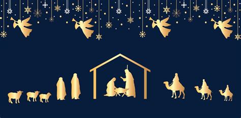 Navidad Natividad Escena Gráficos 51478055 Vector En Vecteezy