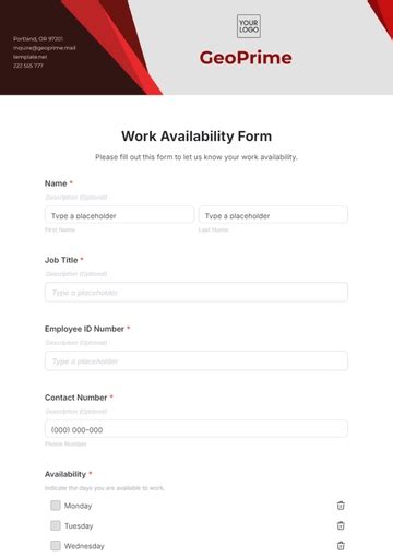 Free Employee Request Form Template To Edit Online