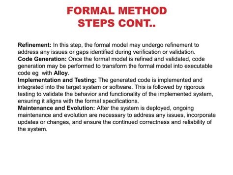 Introduction To Formal Methods Lecture Notes Pptx Programming Languages Computing