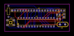 PCB Atmega P AVR DIP Pin Resources EasyEDA