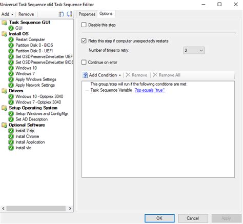 Sccm Task Sequence With Gui How To Install More Then One Image With A Single Task Sequence