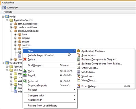 Getting Started With Adf Business Components