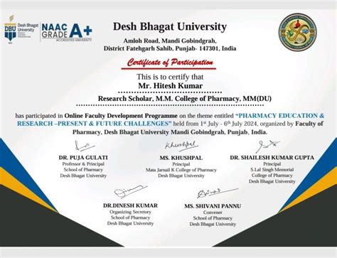 Hitesh Kumar On Linkedin Faculty Development Programme On The Theme