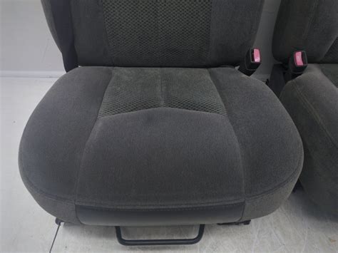 1999 2006 Chevy Silverado Gmc Sierra Seats Dark Gray Cloth Manual 1757