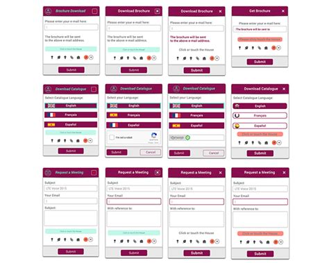 UI Mobile Web App Form Showcase On Behance