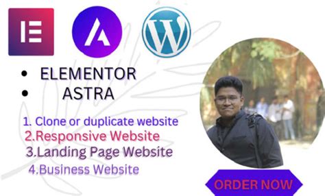 Create Modern Wordpress Website Using Astra Theme With Elementor Builder By Mazharulamin Fiverr