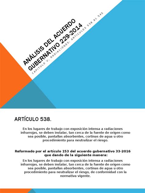 Análisis Del Acuerdo Gubernativo 229 2014 Pdf Medicina Bienestar