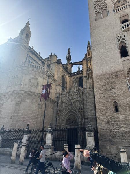 Historic Gothic Architecture Of Seville Cathedral Captured In Seville