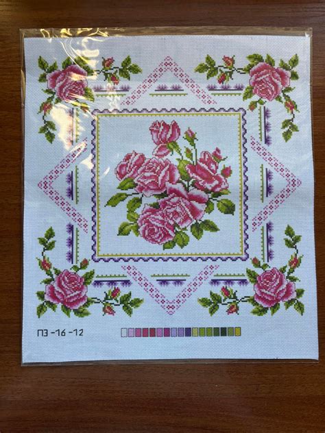 Вишивка хрестиком Схеми на канві на подушку дуже гарні