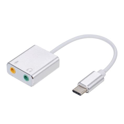 USB C Type C Type-C Внешняя звуковая карта Hi-Fi Magic Voice 7.1 ...