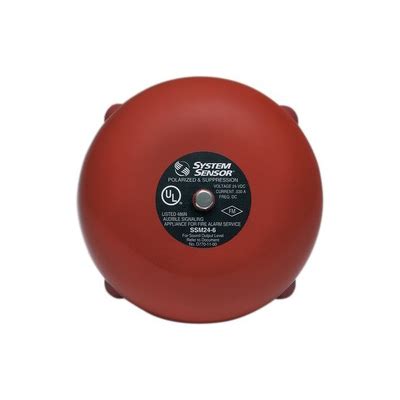 System Sensor SSV Warning Lights Sirens Specifications System Sensor Warning Lights