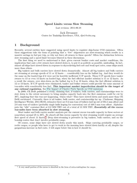 optimizing ship emissions through market based solutions rather than