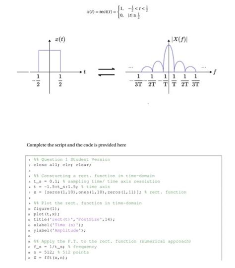 Solved X T Rect T 1 0 21 Chegg Com