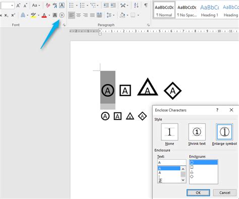 Using The “combining Enclosing Circle” Character In Word Super User