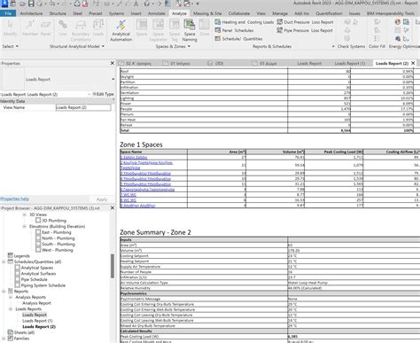 Heating And Cooling Loads Report Autodesk Community