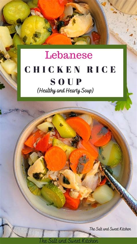 Lebanese Chicken Soup With Vegetables Artofit