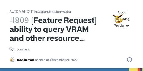 Feature Request Ability To Query Vram And Other Resource Usage At Any
