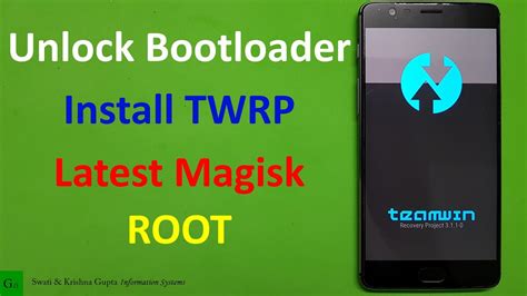 Guide How To Install Twrp Recovery Unlock Bootloader Install Magisk Root Youtube