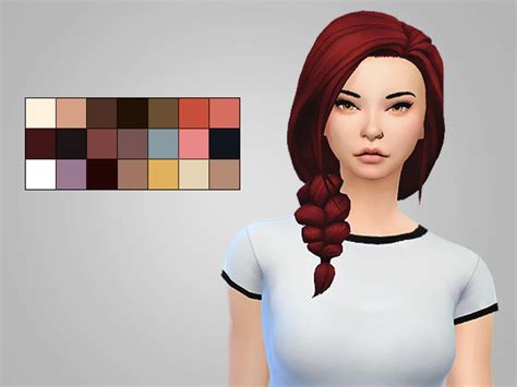 Cassie Hair Recolor Sims 4 Maxis Match On Tumblr