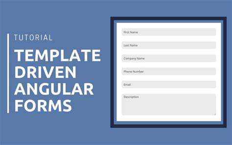 Template Driven Angular Forms