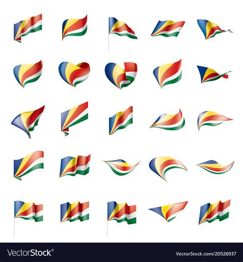 Seychelles Flag Royalty Free Vector Image Vectorstock