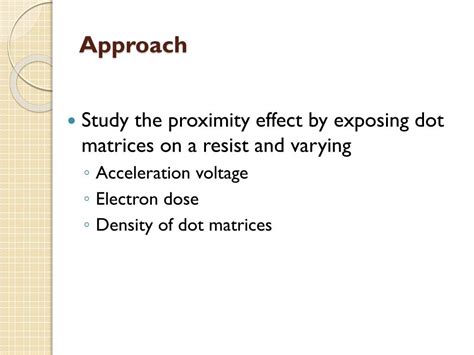 PPT Proximity Effect In Electron Beam Lithography PowerPoint Presentation ID
