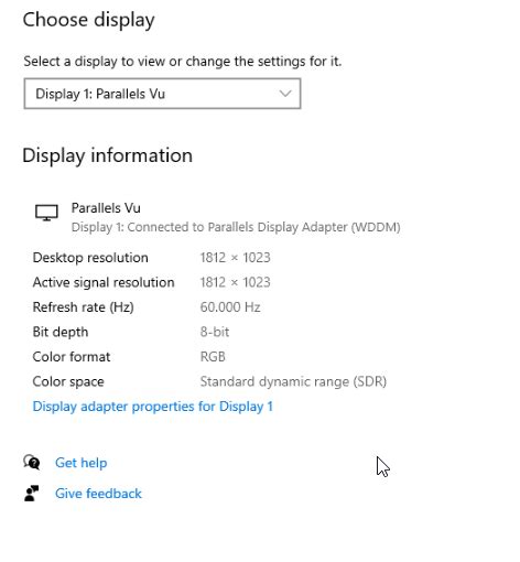 KB Parallels Virtual Machine Shows Low Screen Refresh Rate When Run