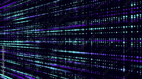 Futuristic Blue Dots Background Abstract Glitch Background Texture
