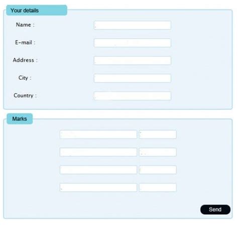 create html form using lists and css html artofit