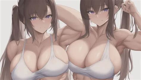 30 Days Of Female Muscle Growth Animation Dubbed Giantess Muscles