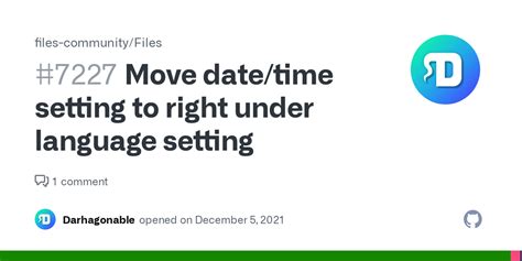 Move Datetime Setting To Right Under Language Setting · Issue 7227