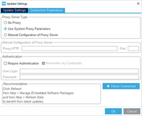 How To Set The Network Connection Parameters For S