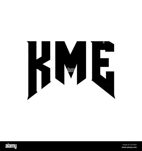 Kme Letter Logo Design For Technology Company Kme Logo Design Black And White Color Combination