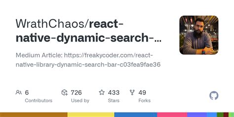 React Native Dynamic Search Bar App Tsx At Master Wrathchaos React Native Dynamic Search Bar