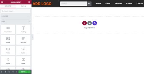 How To Create Elementor Sticky Transparent Header
