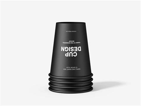 Free Stacked Paper Cups Mockup Mockups Design