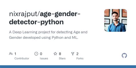 Github Nixrajput Age Gender Detector Python A Deep Learning Project