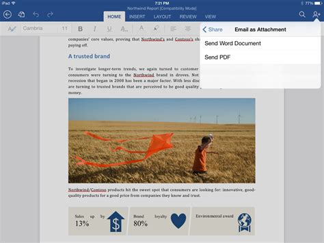 Microsoft Releases Major Office For Ipad Update Softpedia