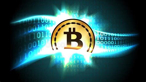 Symbol Of Cryptocurrency Bitcoin Exchanges Currency Signs For Binary Code Stock Vector